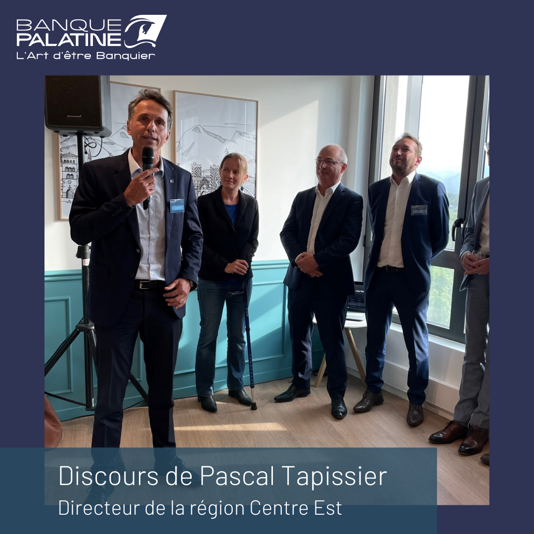 Inauguration de l'agence Banque Palatine Grenoble